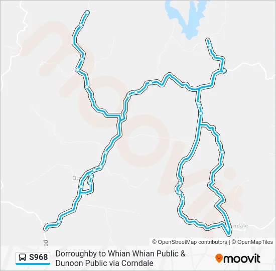 S968 Route: Schedules, Stops & Maps - Dunoon Public (Updated)