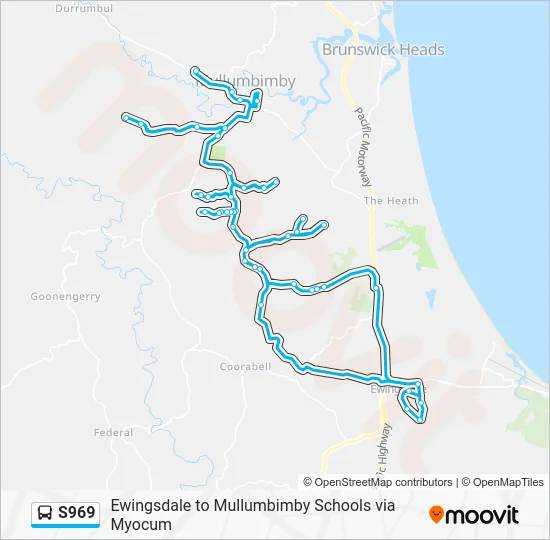 S969 Route: Schedules, Stops & Maps - Ewingsdale (Updated)