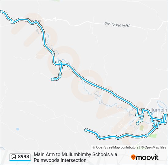 s993 Route: Schedules, Stops & Maps - Upper Main Arm (Updated)