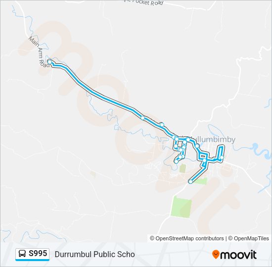 s995 Route: Schedules, Stops & Maps - Durrumbul Public Scho (Updated)