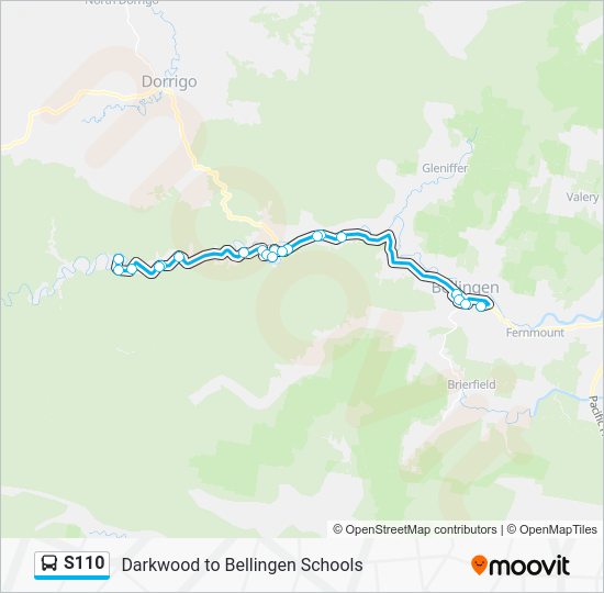 s110 Route: Schedules, Stops & Maps - Darkwood (Updated)