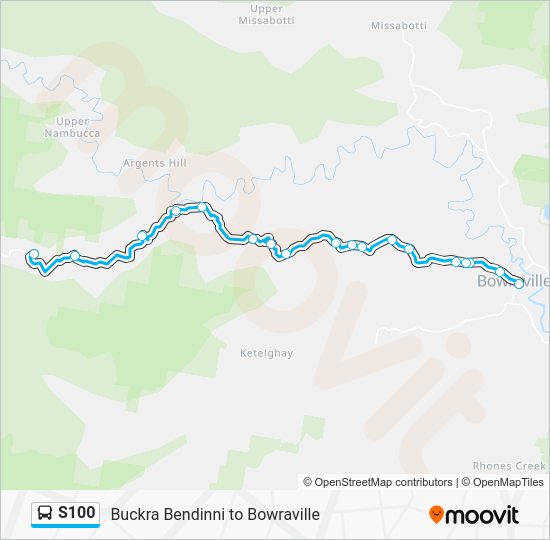 S100 Route: Schedules, Stops & Maps - Buckra Bendinni (Updated)