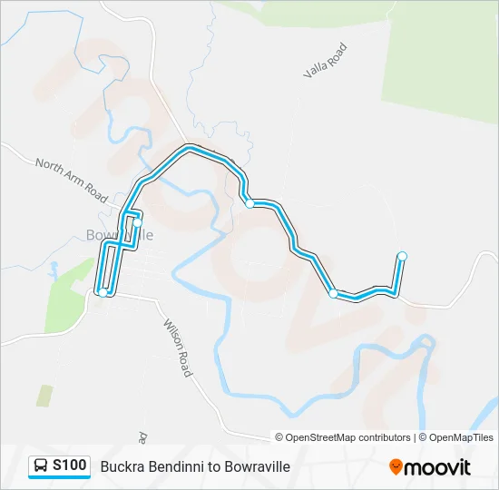 S100 Route: Schedules, Stops & Maps - Bowraville (Updated)