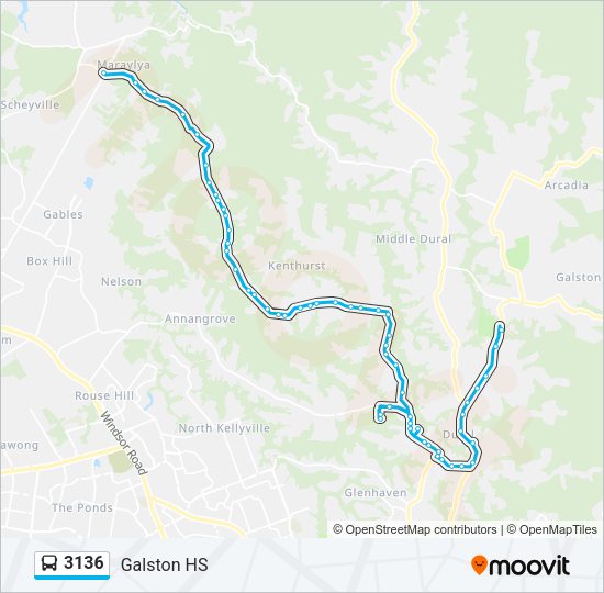 3136 Route: Schedules, Stops & Maps - Galston HS (Updated)