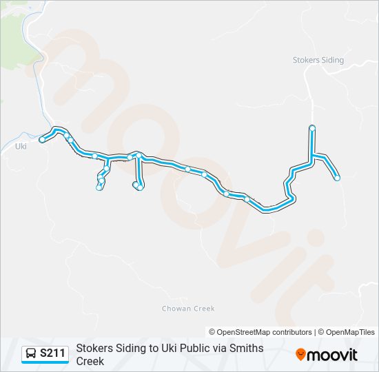 s211 Route: Schedules, Stops & Maps - Kyogle Rd at Norco St (Updated)
