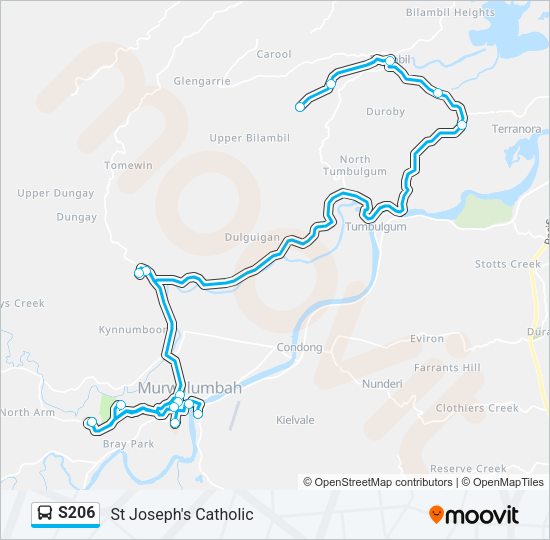 s206 Route: Schedules, Stops & Maps - St Joseph's Catholic (Updated)