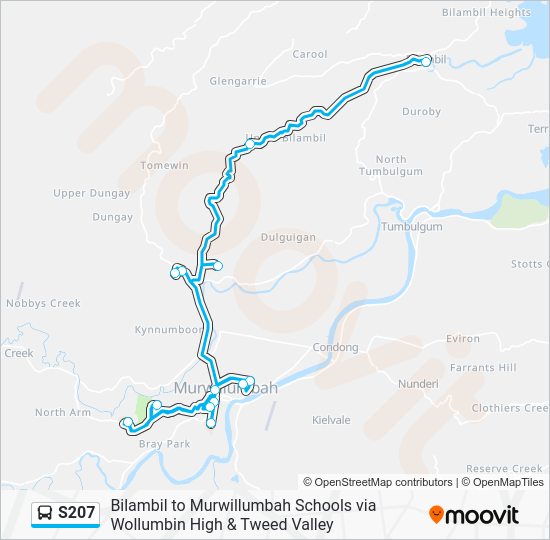 S207 Route: Schedules, Stops & Maps - Bilambil (Updated)