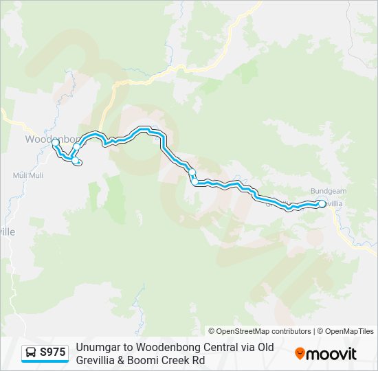 S975 Route: Schedules, Stops & Maps - Woodenbong Central Sc (Updated)