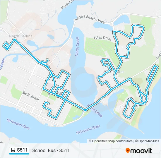 S511 Route: Schedules, Stops & Maps - School Bus - S511 (Updated)