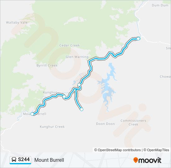 S244 Route: Schedules, Stops & Maps - Mount Burrell (Updated)