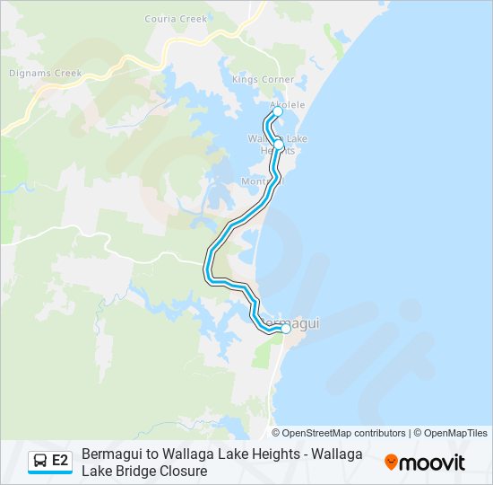 E2 Route: Schedules, Stops & Maps - Payne's Island, Walla (Updated)