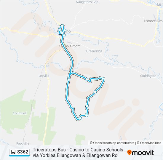 s362 Route: Schedules, Stops & Maps - School Bus - S362 (Updated)