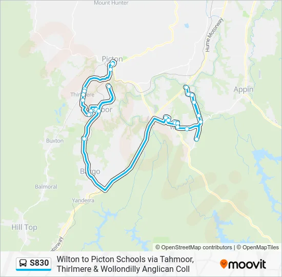 S830 Route: Schedules, Stops & Maps - School Bus (Updated)