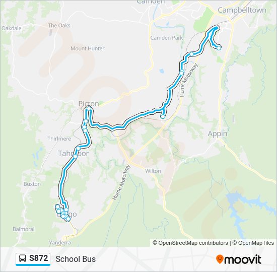 S872 Route: Schedules, Stops & Maps - School Bus (Updated)