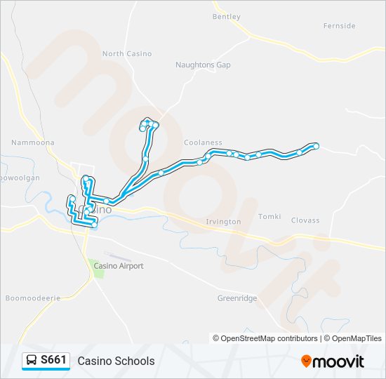 S661 Route: Schedules, Stops & Maps - Casino Schools (Updated)