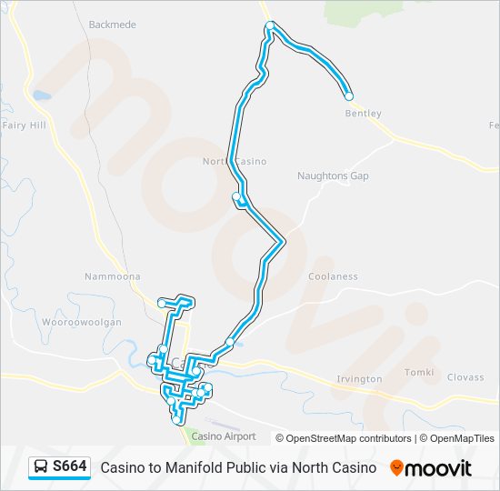 S664 Route: Schedules, Stops & Maps - Casino (Updated)