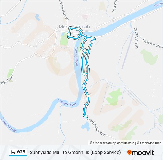 623 Route: Schedules, Stops & Maps - Greenhills (Loop Service) Does Not ...
