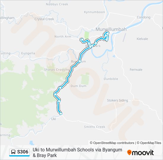 S306 Route: Schedules, Stops & Maps - Uki (Updated)