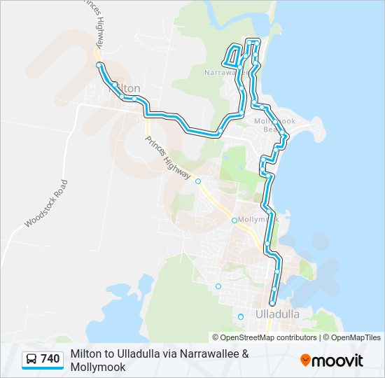740 Route: Schedules, Stops & Maps - Milton (Updated)
