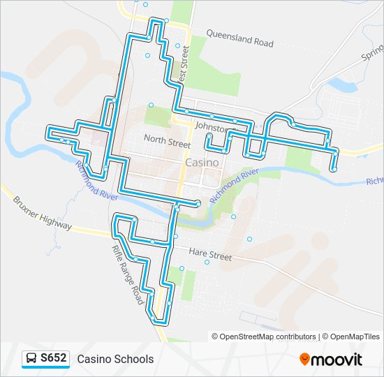 S652 Route: Schedules, Stops & Maps - Casino Schools (Updated)