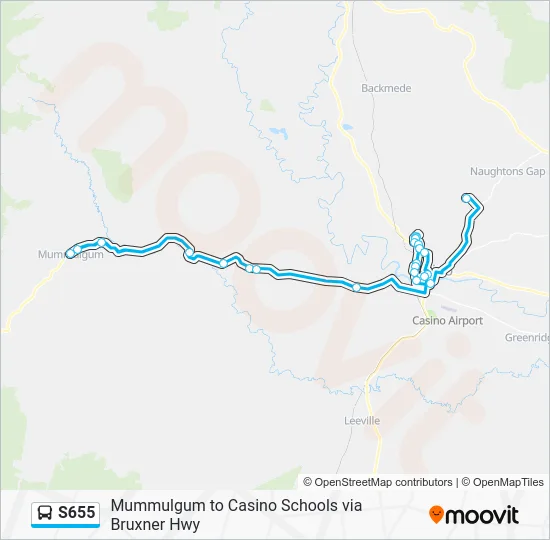 S655 Route: Schedules, Stops & Maps - Mummulgum (Updated)