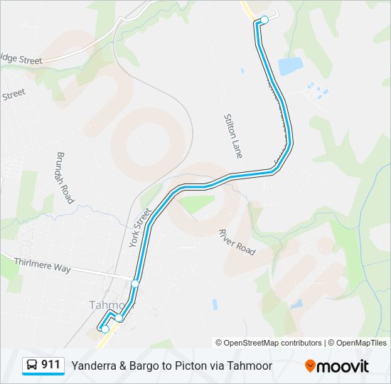 911 Route: Schedules, Stops & Maps - Depot (Updated)