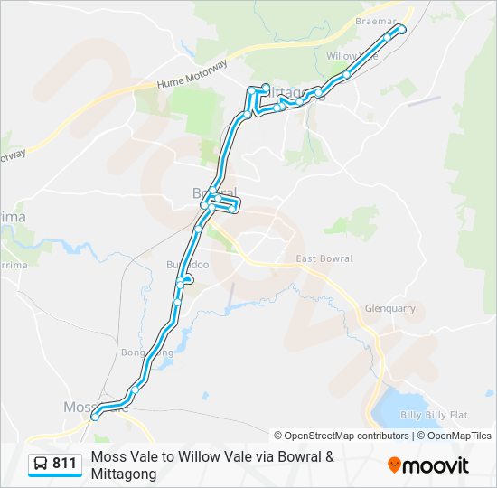 811 Route: Schedules, Stops & Maps - Willow Vale (Updated)