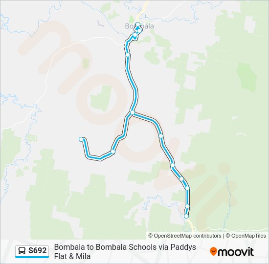 s692 Route: Schedules, Stops & Maps - Bombala Schools (Updated)