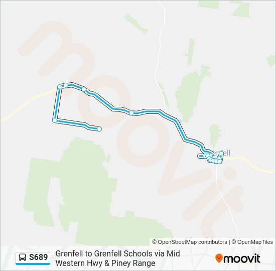 S689 Route: Schedules, Stops & Maps - Grenfell (Updated)