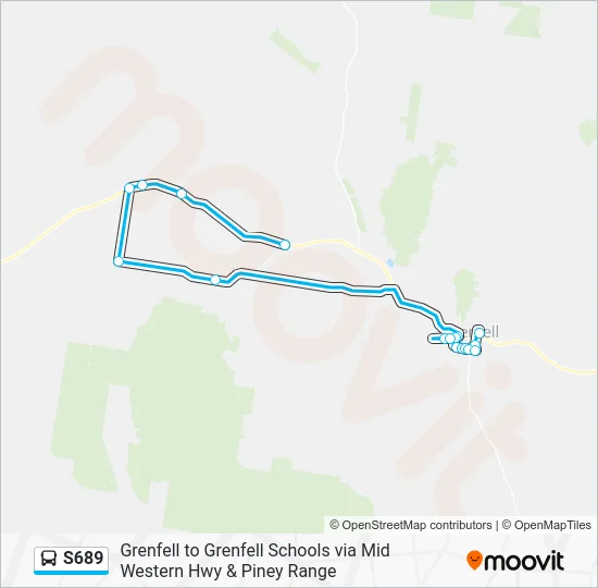 S689 Route: Schedules, Stops & Maps - Grenfell Schools (Updated)