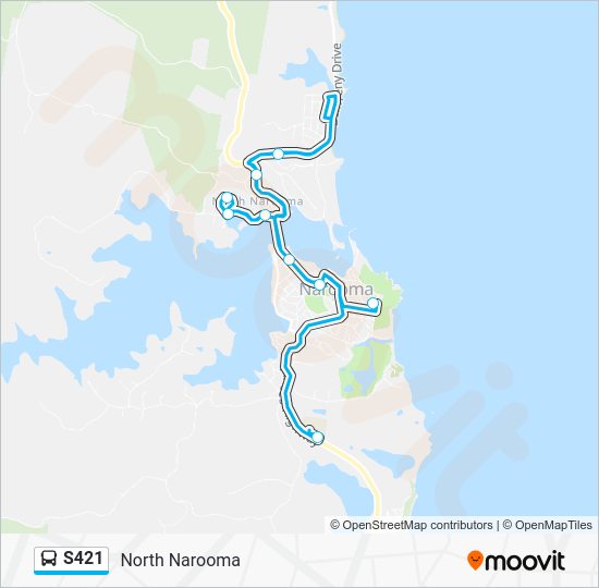 S421 Route: Schedules, Stops & Maps - North Narooma (Updated)