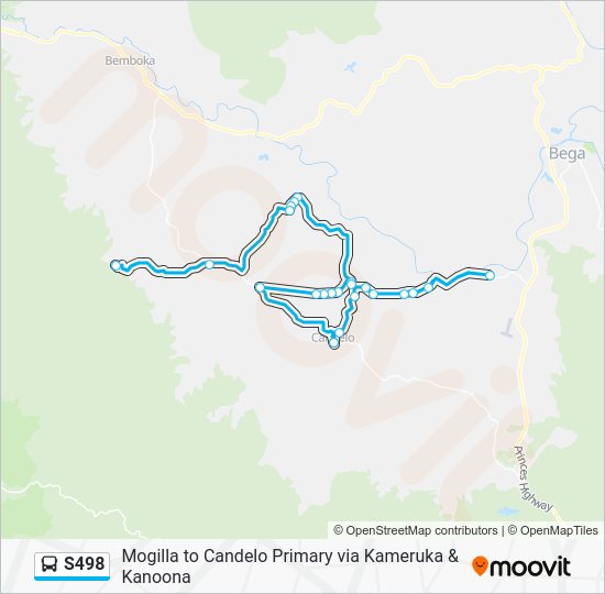 S498 Route: Schedules, Stops & Maps - Candelo Public School (Updated)