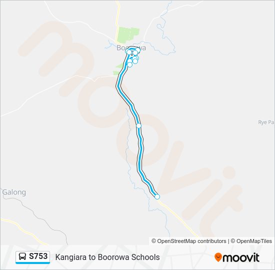 S753 Route: Schedules, Stops & Maps - St Joseph's Primary S (Updated)