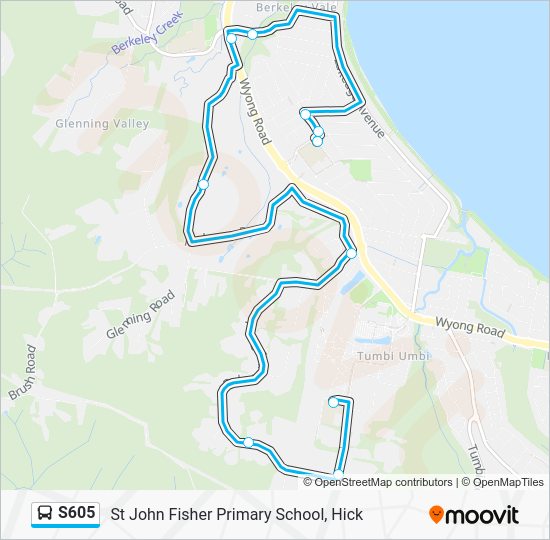 S605 Route: Schedules, Stops & Maps - St John Fisher Primary School ...