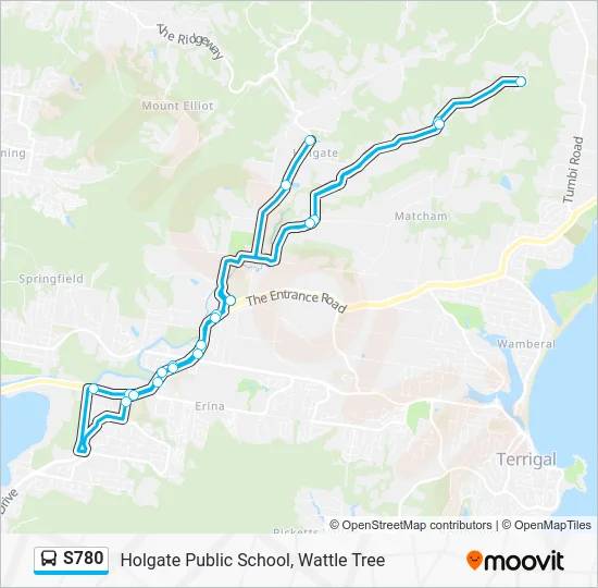 S780 Route: Schedules, Stops & Maps - Holgate Public School, Wattle ...
