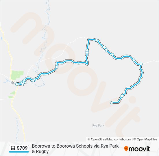 S709 Route: Schedules, Stops & Maps - Boorowa Schools (Updated)
