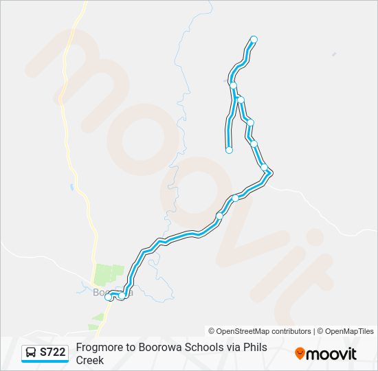 S722 Route: Schedules, Stops & Maps - Boorowa Schools (Updated)