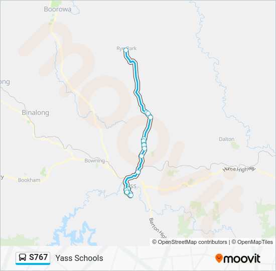 S767 Route: Schedules, Stops & Maps - Rye Park Public (Updated)
