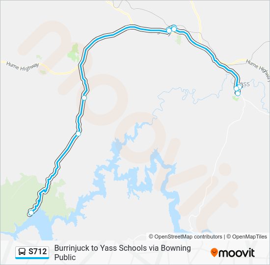 s712 Route: Schedules, Stops & Maps - Yass Schools (Updated)