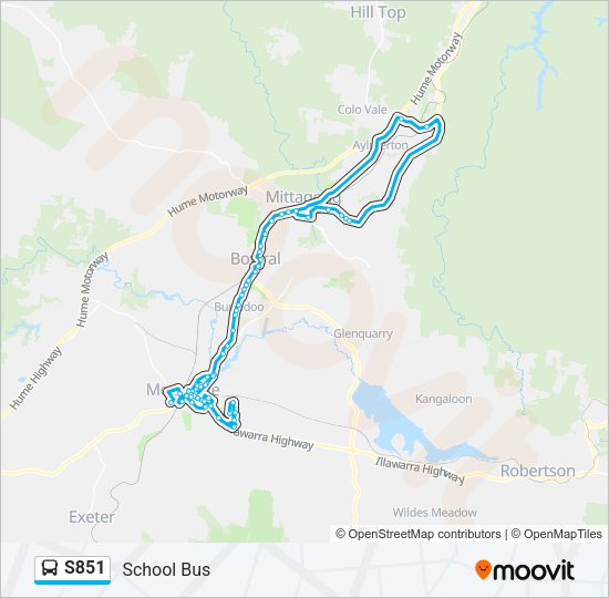 S851 Route: Schedules, Stops & Maps - School Bus (Updated)