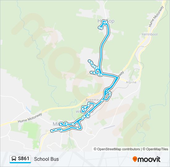 S861 Route: Schedules, Stops & Maps - School Bus (Updated)