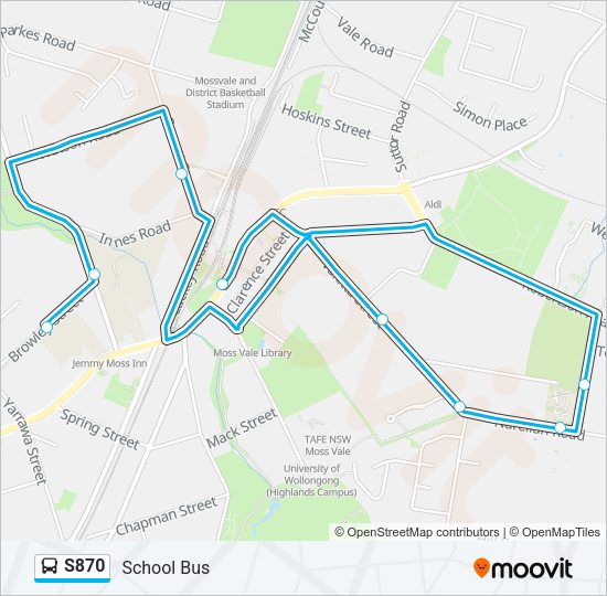 S870 Route: Schedules, Stops & Maps - School Bus (Updated)