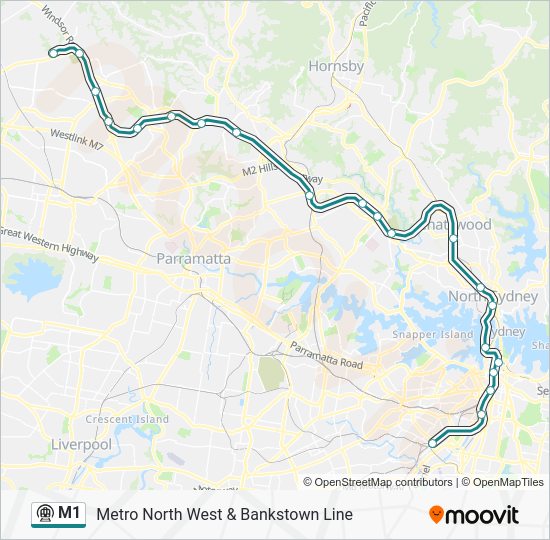 M1 Route: Schedules, Stops & Maps - Sydenham (Updated)