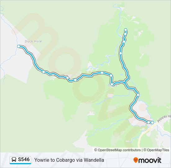 S546 Route: Schedules, Stops & Maps - Cobargo (Updated)