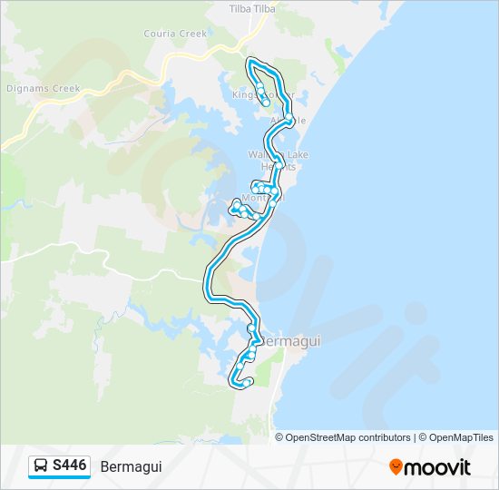 s446 Route: Schedules, Stops & Maps - Bermagui (Updated)