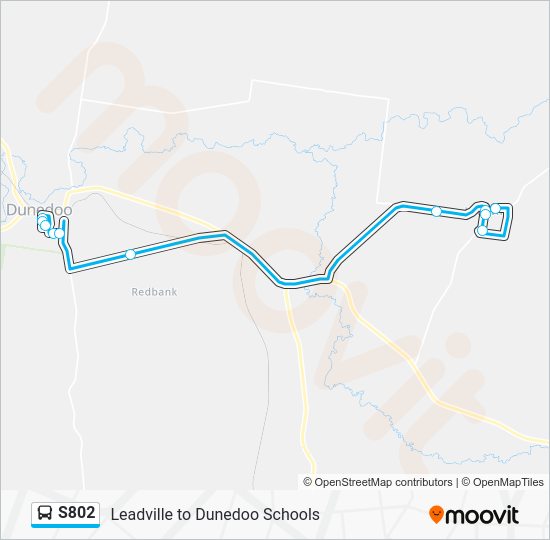 s802 Route: Schedules, Stops & Maps - Dunedoo Schools (Updated)