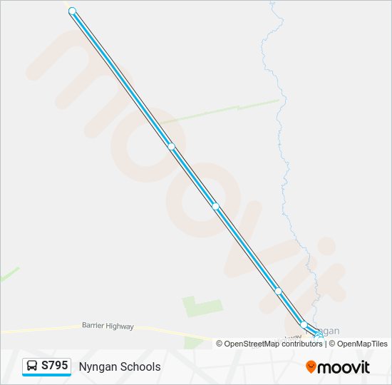 s795 Route: Schedules, Stops & Maps - Nyngan Schools (Updated)