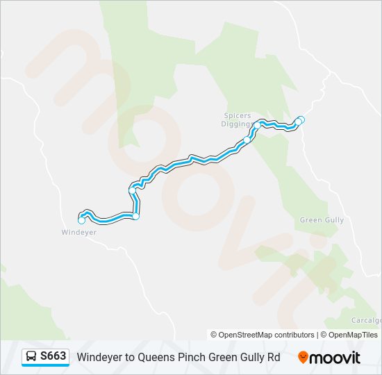 Línea s663: horarios, paradas y mapas - Queens Pinch Green Gu (Actualizado)