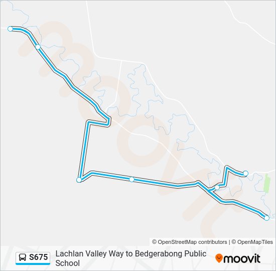 S675 Route: Schedules, Stops & Maps - Lachlan Valley Way (Updated)
