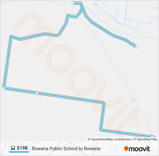 S198 Route: Schedules, Stops & Maps - Rowena (Updated)